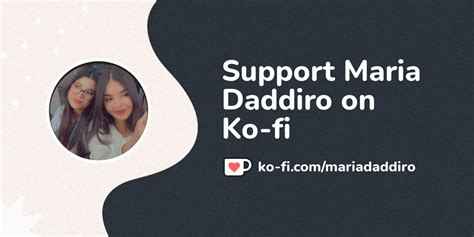 Support Maria Daddiro On Ko Fi ️ Ko Mariadaddiro Ko Fi ️ Where Creators Get Support