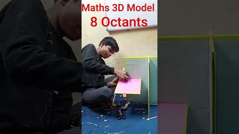 Maths 3d Geometry Model ~ 8 Octants Shorts 🔥🔥 Youtube