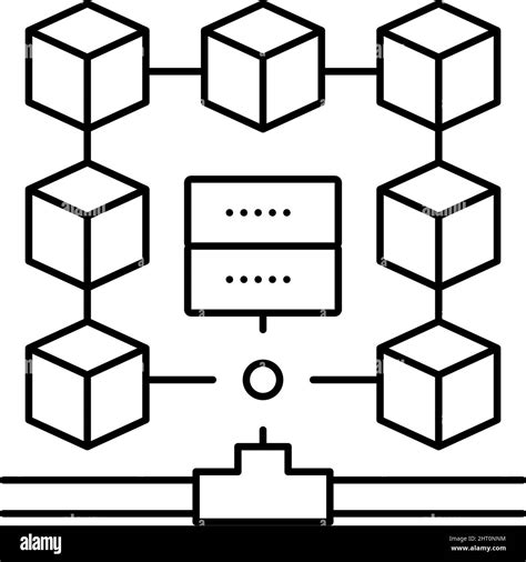 Data System Line Icon Vector Illustration Stock Vector Image And Art Alamy