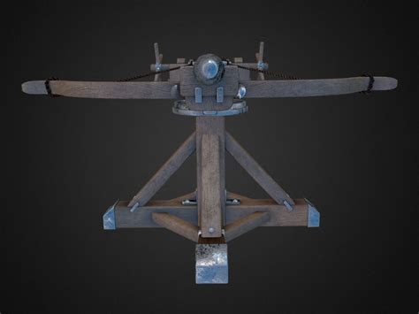 3d Model Ballista Vr Ar Low Poly Cgtrader
