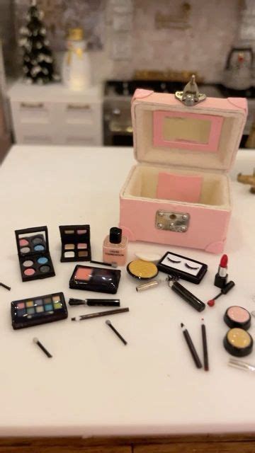 Miniature Makeup For Barbie Dolls Tiny Makeup Miniatures Modern Minis
