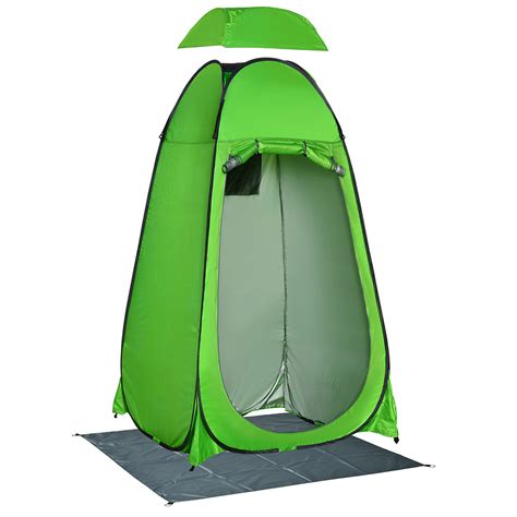 Outsunny Camping Shower Tent Green Wilko
