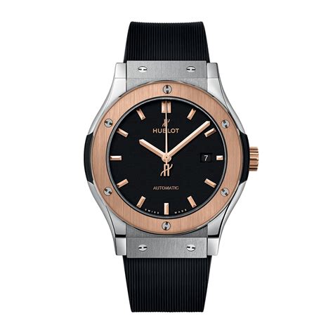 Hublot Classic Fusion Titanium Diamonds 33mm Ladies Watch Black 581nx