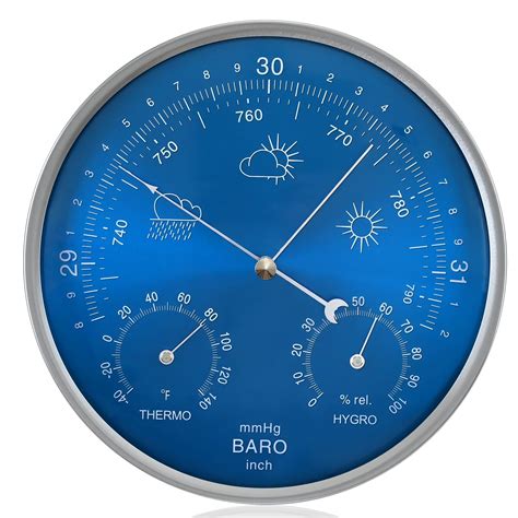 3 In 1 Barometer Thermometer Hygrometer 7 In Diameter Dial Type