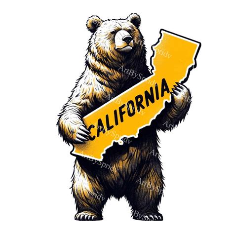 California Bear Etsy
