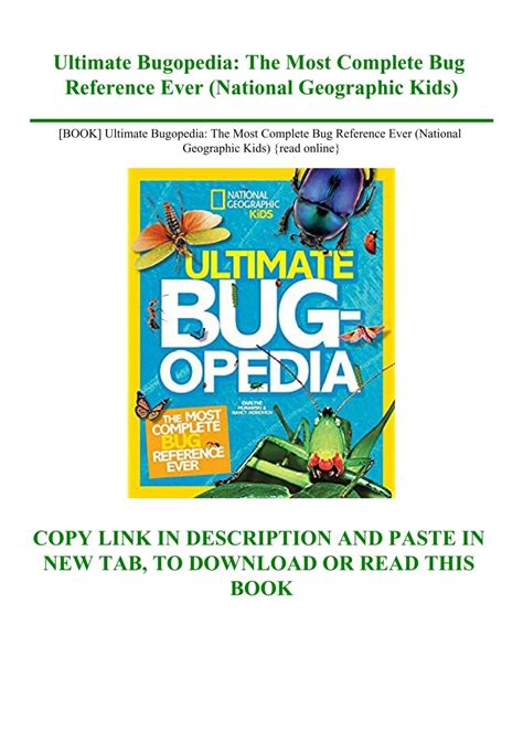 Book Ultimate Bugopedia The Most Complete Bug Reference Ever