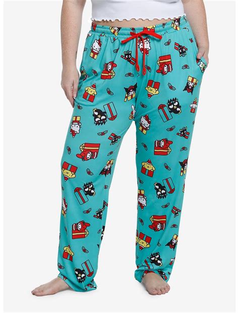 Hello Kitty And Friends Holiday Ts Girls Pajama Pants Plus Size