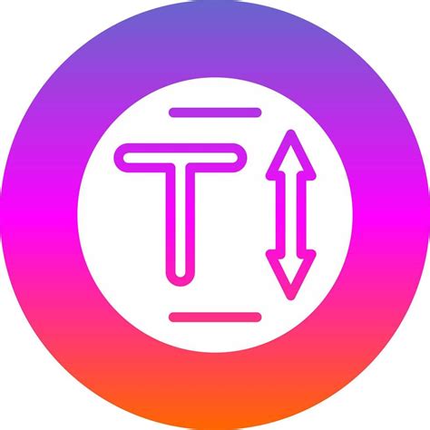 Text Height Vector Icon Design 15316358 Vector Art At Vecteezy