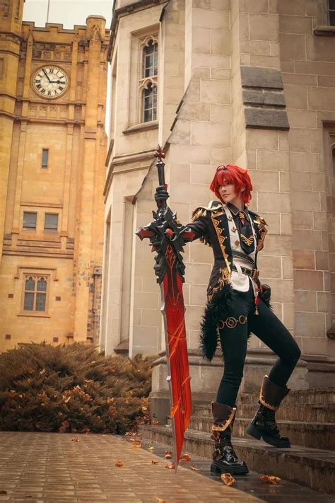 Finally Did A Shoot For My Diluc Cosplay Genshinimpact Artofit