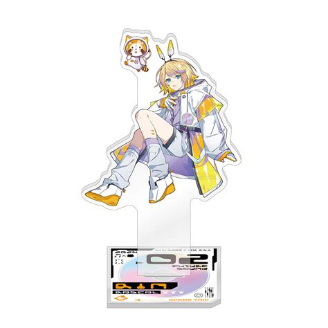 Hatsune Miku X Rascal The Raccoon 2024 Acrylic Stand Kagamine Rin