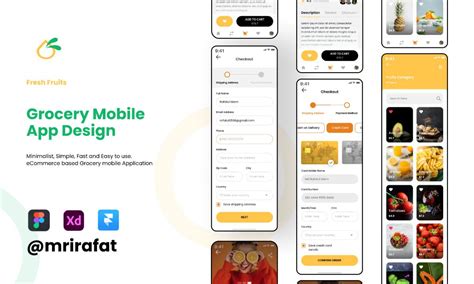 Mobile App UI Design Figma Template UI Free