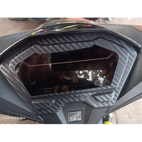 Click Panel Gauge Protector Tint Carbon Sticker Shopee Philippines