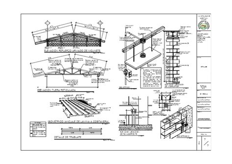 Techo Detalle Pdf Ingeniería De Edificación Materiales