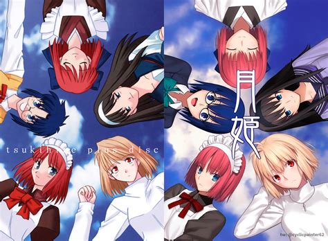 Tsukihime Plus Disc Cover Art Replicated With Remake Sprites R