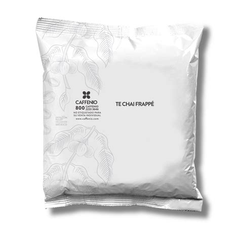 Base En Polvo Té Chai Frappé Soluble Caffenio