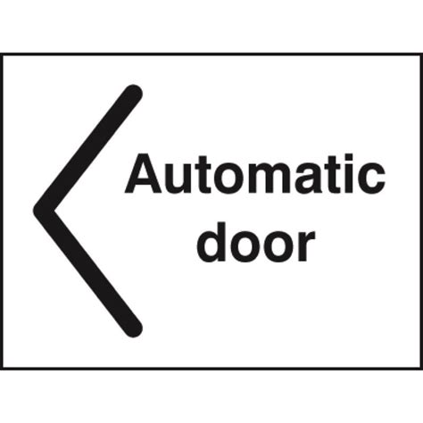 Automatic Door Proshield Safety Signs