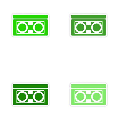 Assembly Realistic Sticker Design On Paper Vector Ai Eps Uidownload