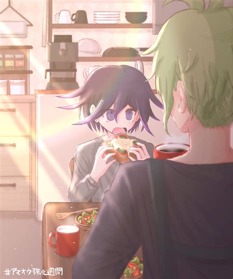 Oma Kokichi And Amami Rantaro Danganronpa And 1 More Drawn By Neri