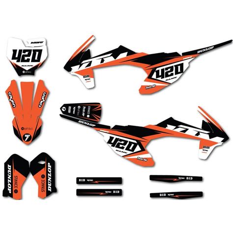 Sticker Kit For Ktm 50 2016 2023 Hook Style Ktm 50 Sx Graphics