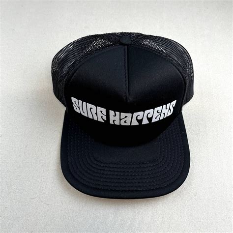 Otto Surf Hat Cap Snapback Trucker Black Beach Hawaii Island Camp Grailed
