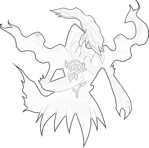 Pokemon Coloring Pages Darkrai
