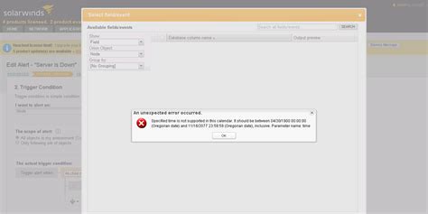 solved orion how to fix specified time is not supported in this