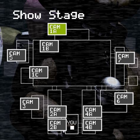 Fnaf 1 Camera Overlay Five Nights At Freddys Camera Template Peeqt