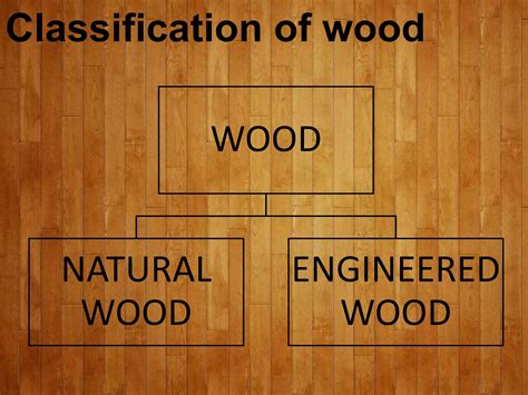 Wood And Its Types Pptx