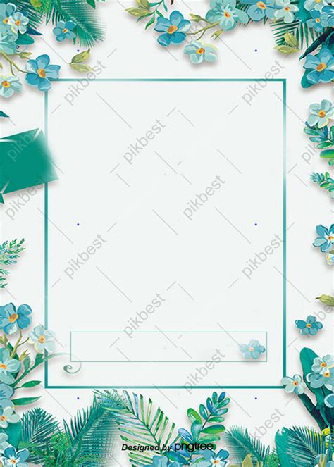 Margin Background Of Blue Flower Lace Promotion Poster Psd Backgrounds Free Download Pikbest