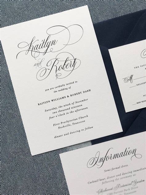 Classic Wedding Invitations
