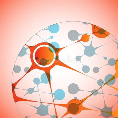 Vector Biotechnology Illustration Science Design Molecule Dna Stock