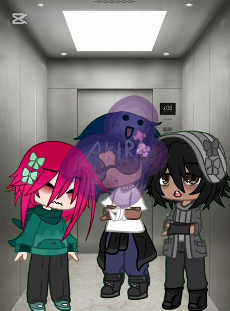 Stuck In An Elevator Gacha Trend Youtube