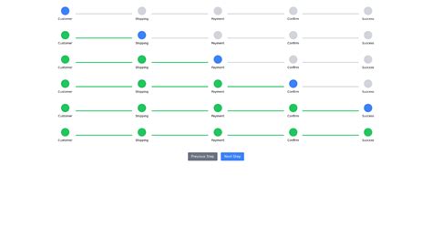 Angular Multi Step Progress Tracker Component With Tailwind