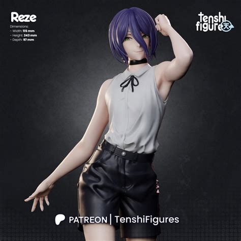 🪚 Reze Chainsaw Man・ 3d File For 3d Printing・cults