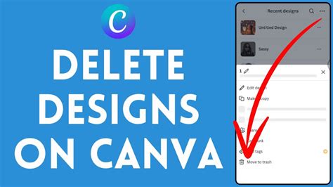How To Delete Designs On Canva 2024 Designs Deletion On Canva Youtube