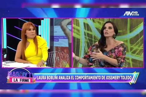 Laura Borlini Sobre Jossmery Toledo “mujeres Frescas Como Esta Hay