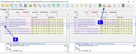 Compare Schema Objects Views Procedures Mssqlmerge Compare Schema Objects Views Procedures Mssqlmerge