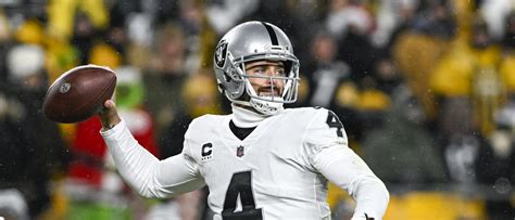 The Las Vegas Raiders Bench Derek Carr For Jarrett Stidham Will Carr
