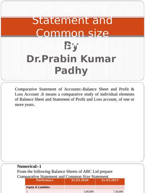Common Size Statement And Trend Analysys Pdf Balance Sheet Equity Finance