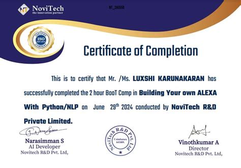 I Am Excited To Join The Novitech Bootcamp Focused On Building My Own
