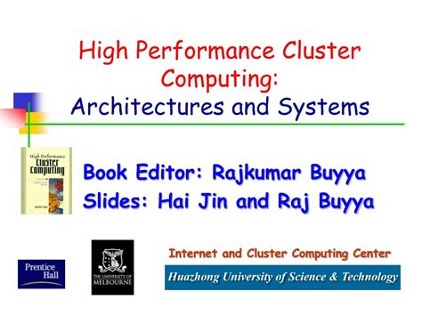 ppt high performance cluster computing architectures and systems