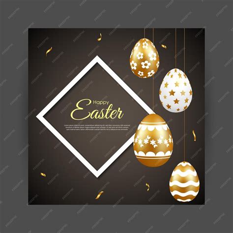 Premium Vector Vector Illustration Of Happy Easter Wishes Greeting