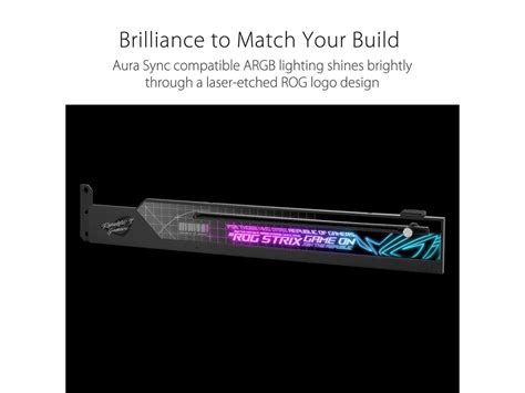 Asus Rog Strix Graphics Card Holder Model Rog Strix Holder Newegg Ca