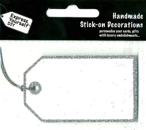 Mini Toppers Silver T Tags Diyts0548568