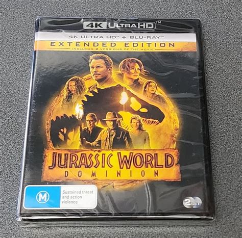 Jurassic World Dominion Blu Ray 4k Uhd Ultra Hd 2022 2 Disc