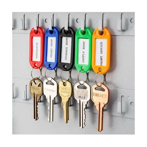 Assorted Key Tags 50 Pack For Key Cabinets Vanos Sa