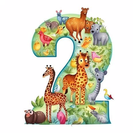 Premium Photo 3d Rendered Numbers Numeric For Young Learning Animation Creature Drawing Style