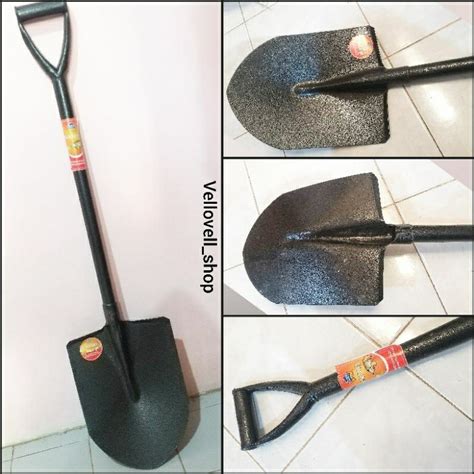 Jual Sekop Pasir Crocodille Gagang Besi Lancip Sekop Pasir Gagang Besi