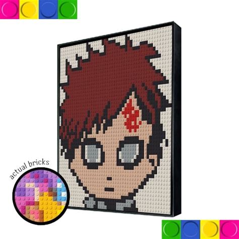 Chibi Guy 40 X 40cm Photobrick Art Photobrick Australia