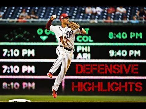 Trea Turner Ultimate Defensive Highlights 2019 Youtube